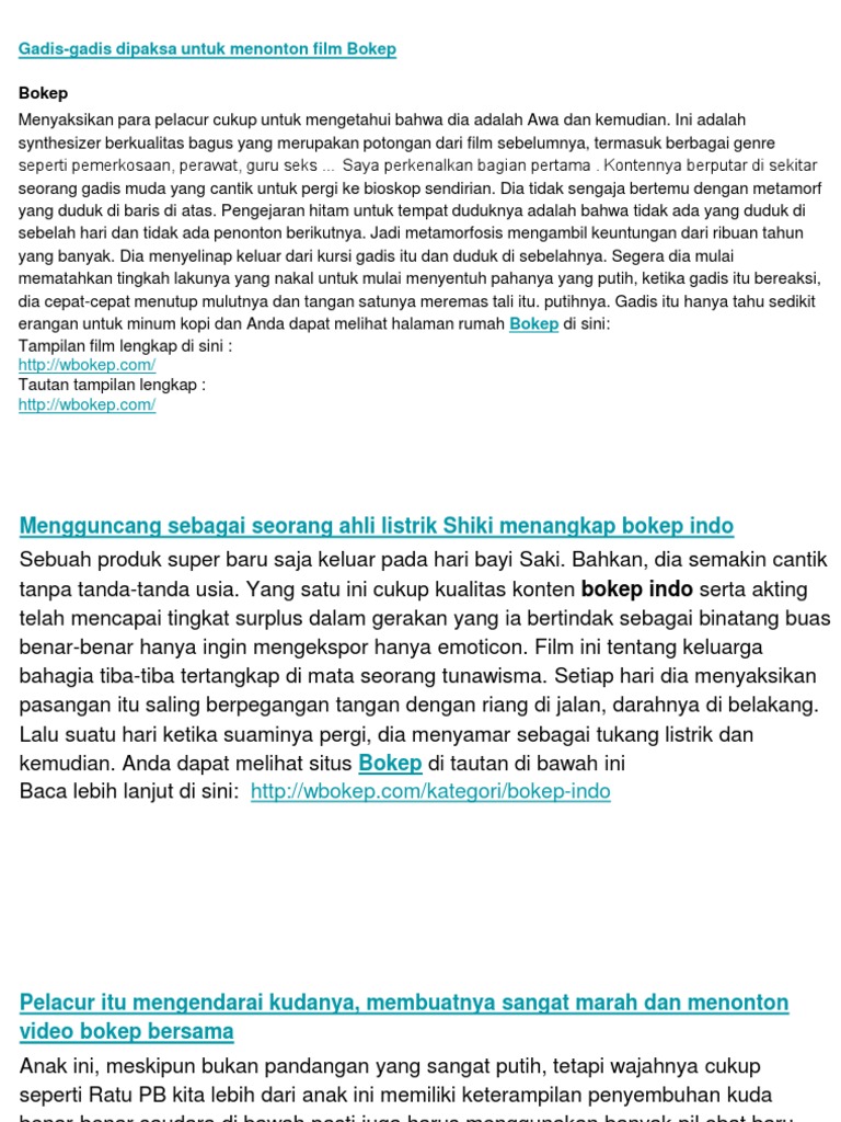 Bokep Indo | PDF