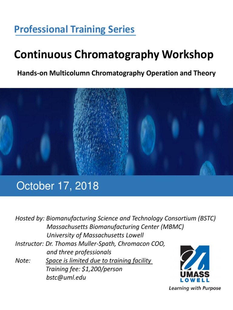 Continuous Chromatography Workshop: Professional Training Series | PDF