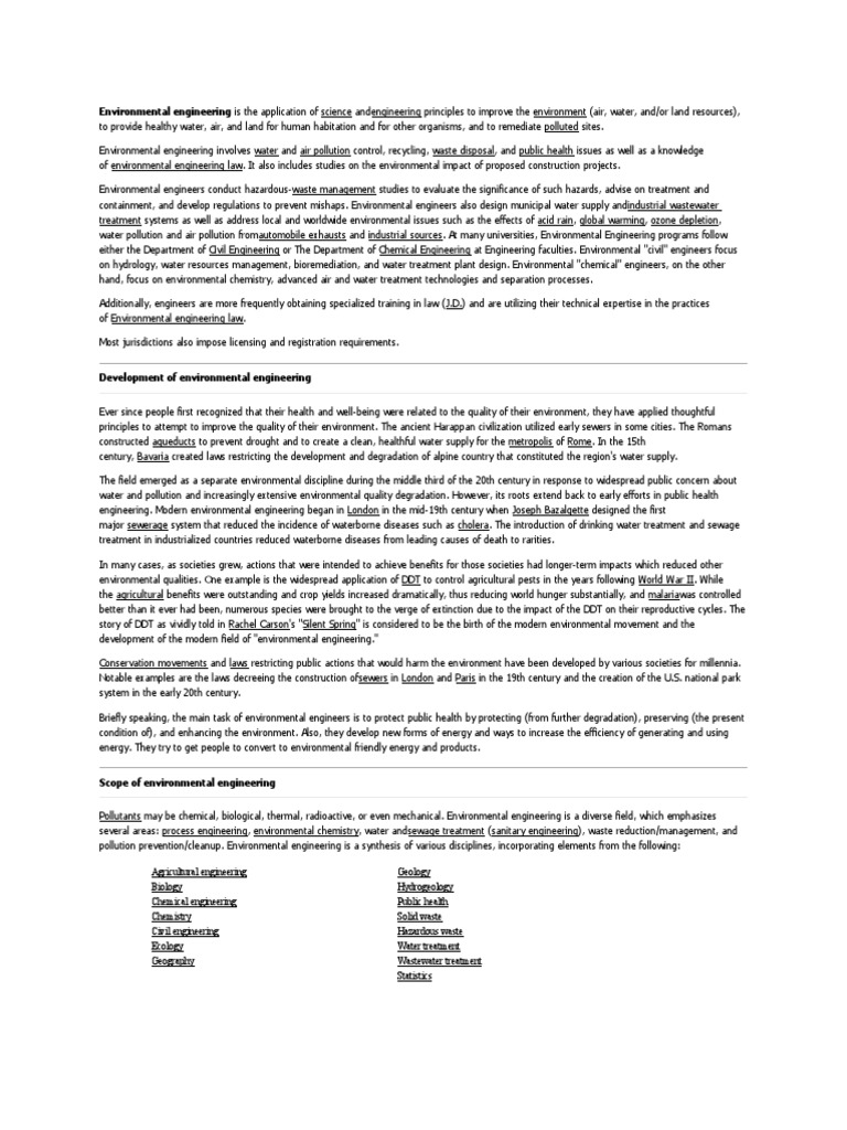 Protecting Public Health Through Environmental Protection, Preservation ...