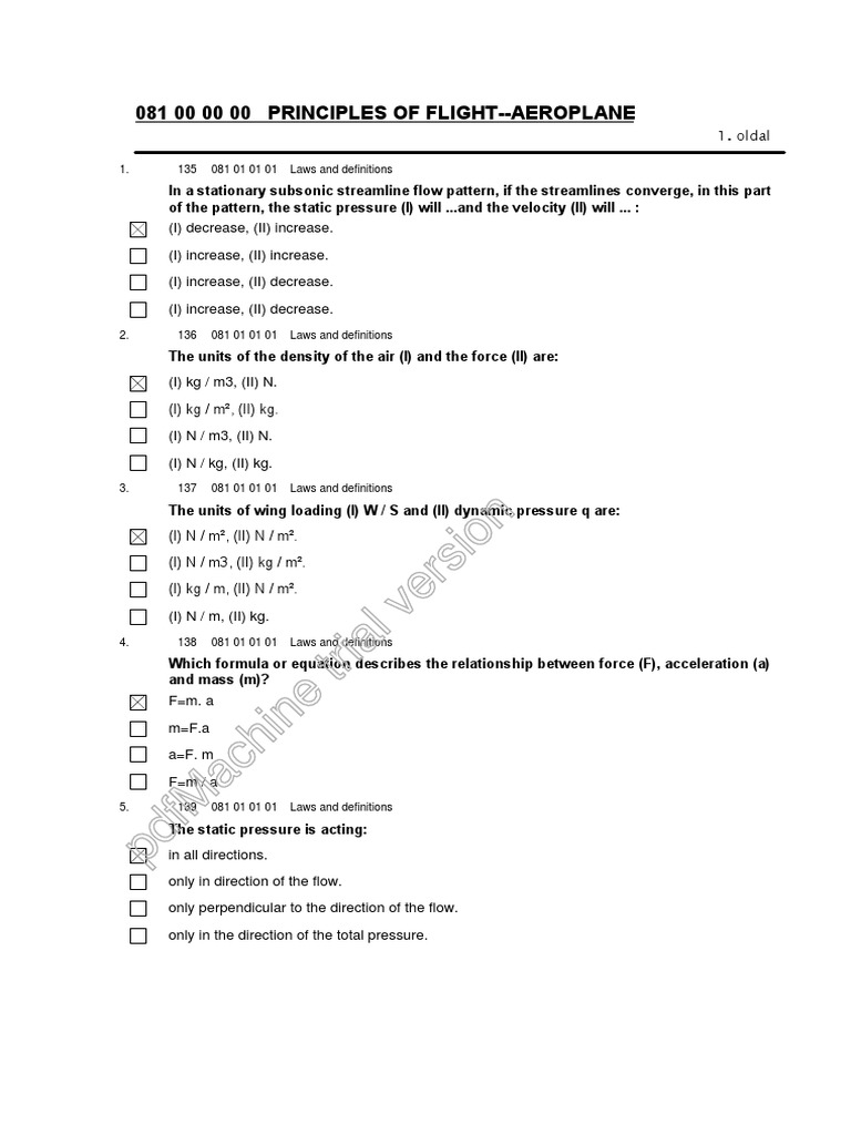 Principles of Flight: Aeroplane | PDF | Drag (Physics) | Airfoil