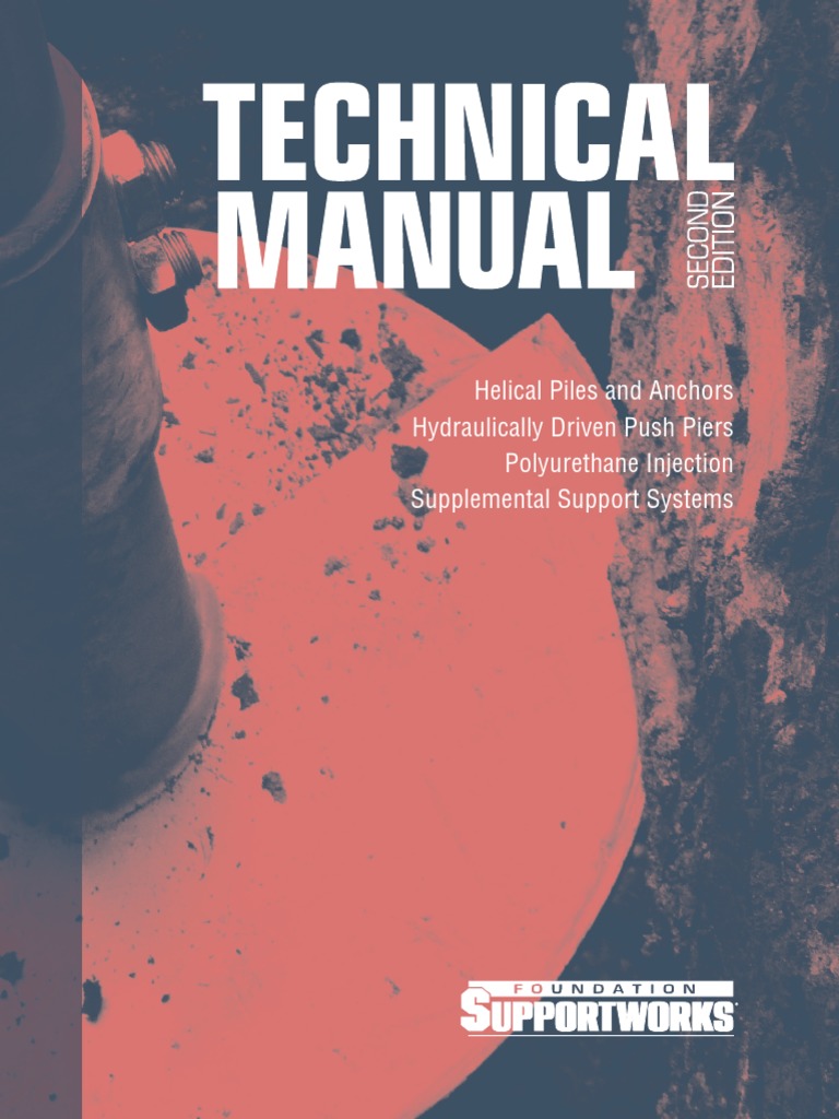 Technical Manual | PDF | Deep Foundation