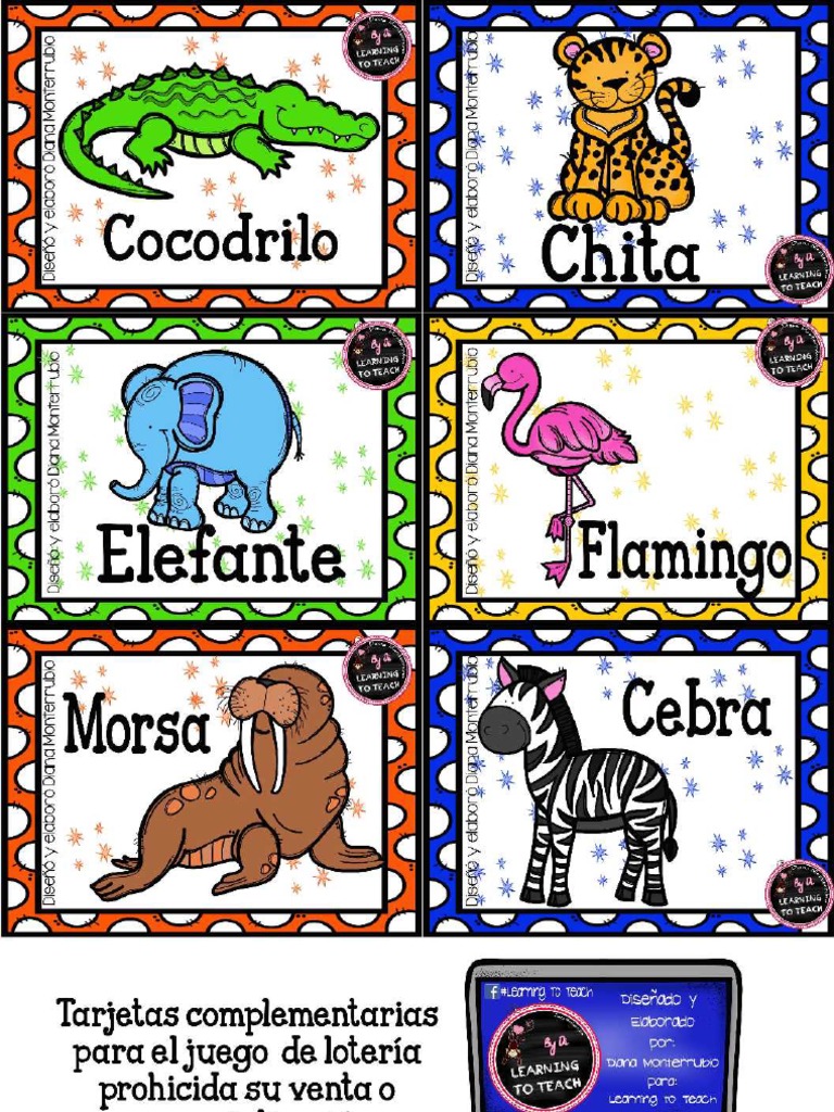 Loteria de Animales PDF