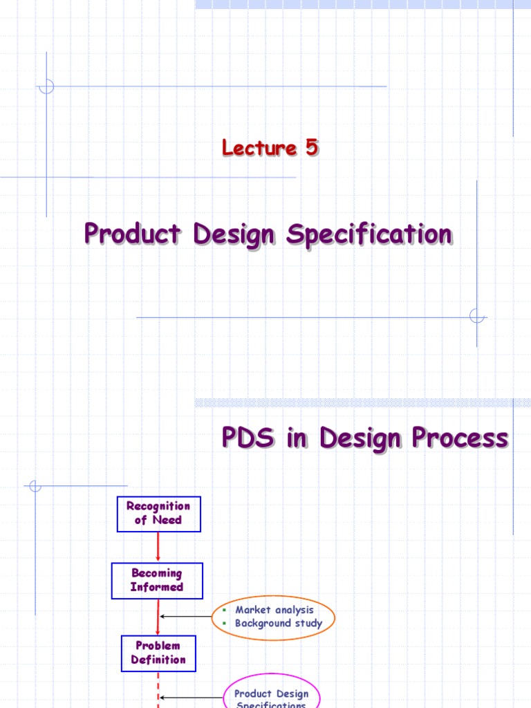 Product Design Specification | PDF | Specification (Technical Standard ...