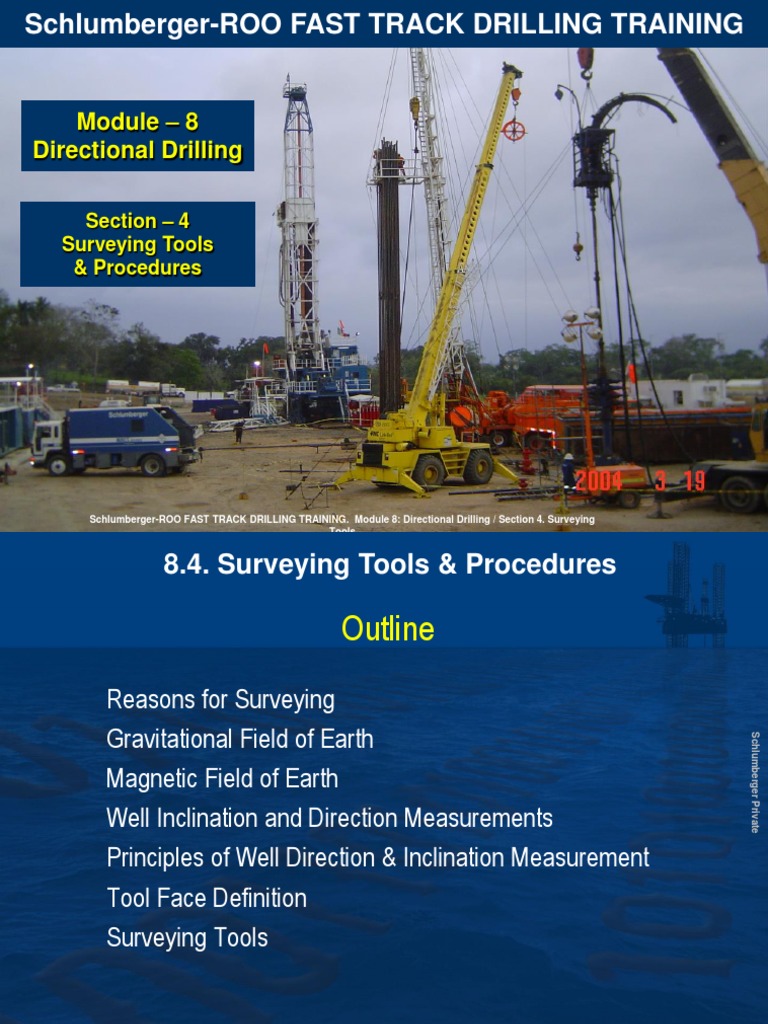 8 Directional Drilling: Section - 4 Surveying Tools & Procedures | PDF ...