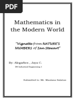 Mathematics in The Modern World | PDF | Pattern | Mathematical Model