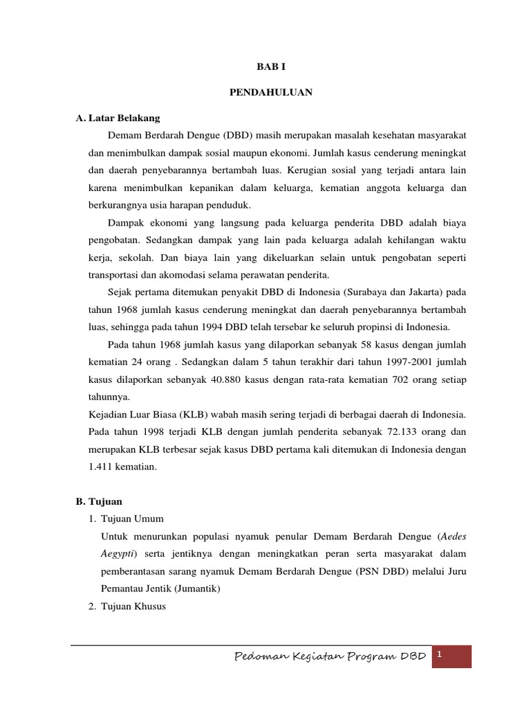 Pedoman Program DBD | PDF
