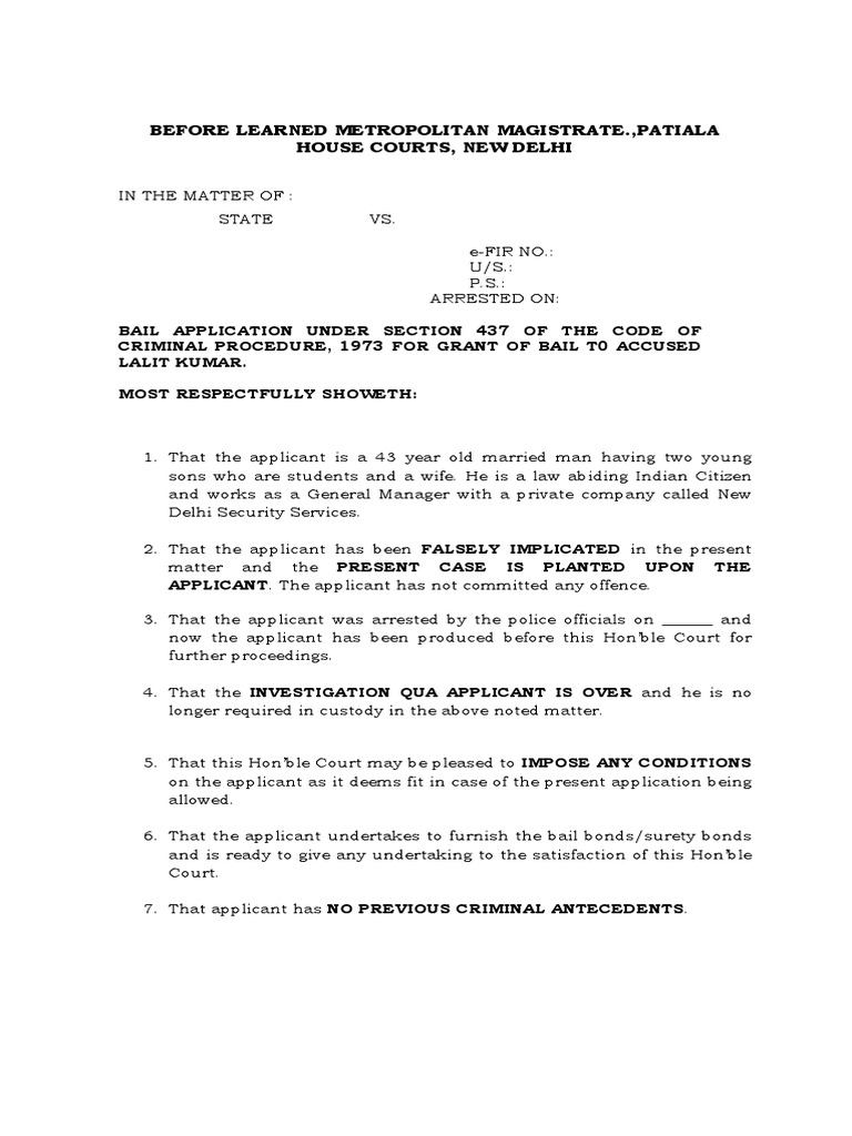 District Court Bail | PDF