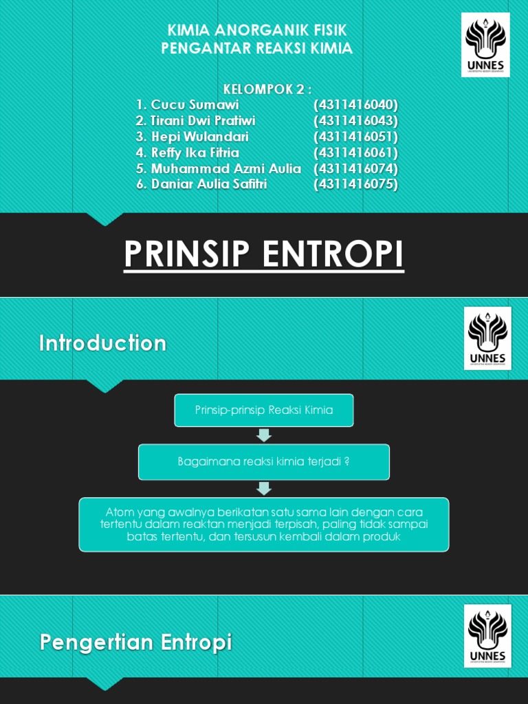 Prinsip Entropi-1 | PDF