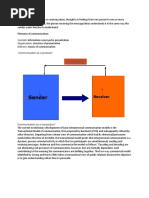 Barnlunds Transactional Model | PDF | Communication | Information