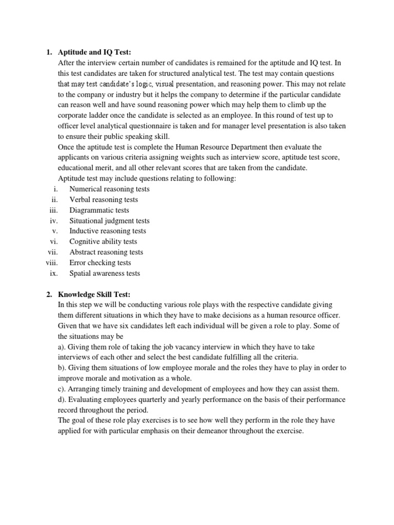Aptitude And Iq Test 1 Pdf