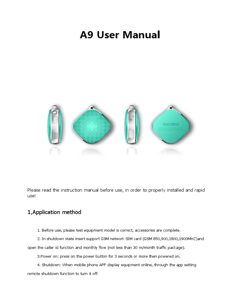 A9 User Manual | PDF | Mobile App | Android (Operating System)