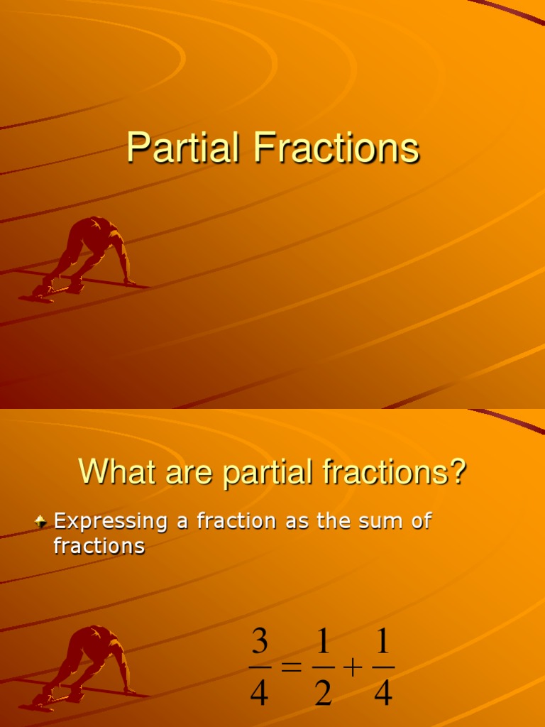 10 Partial Fractions | PDF | Fraction (Mathematics) | Theoretical Physics