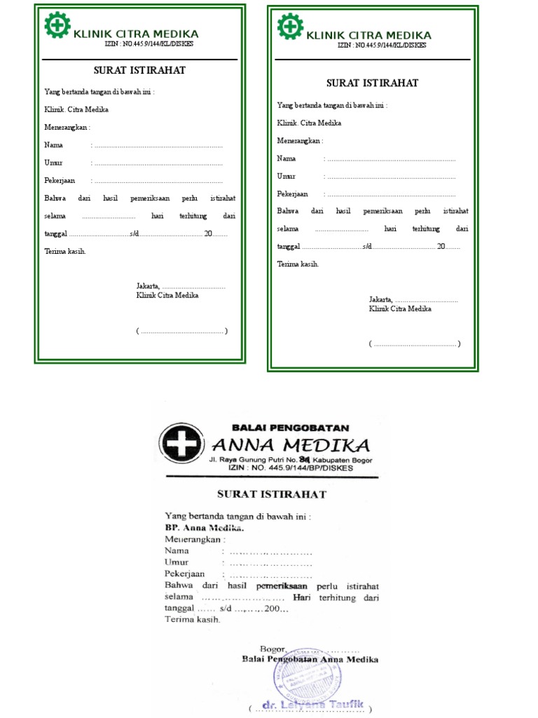 Surat Pengantar USG | PDF