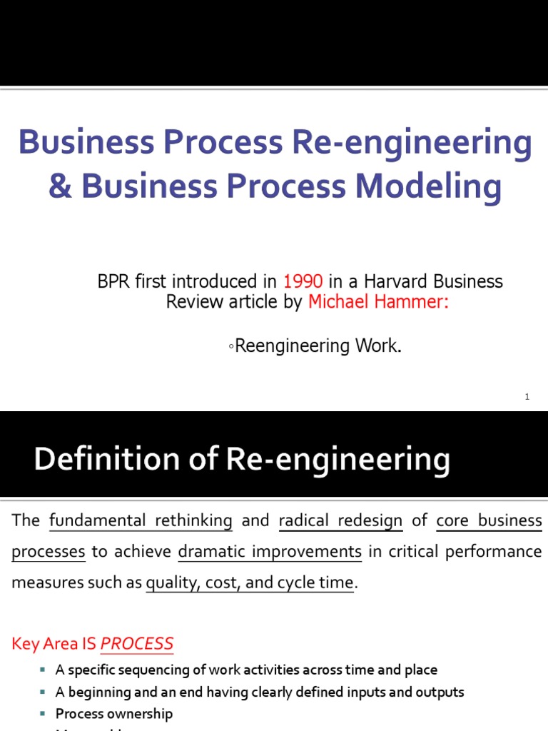 Session 12-BPR | PDF | Business Process | Inventory