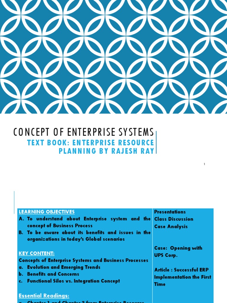 ERP Systems: Concepts and Benefits | PDF | Enterprise Resource Planning ...