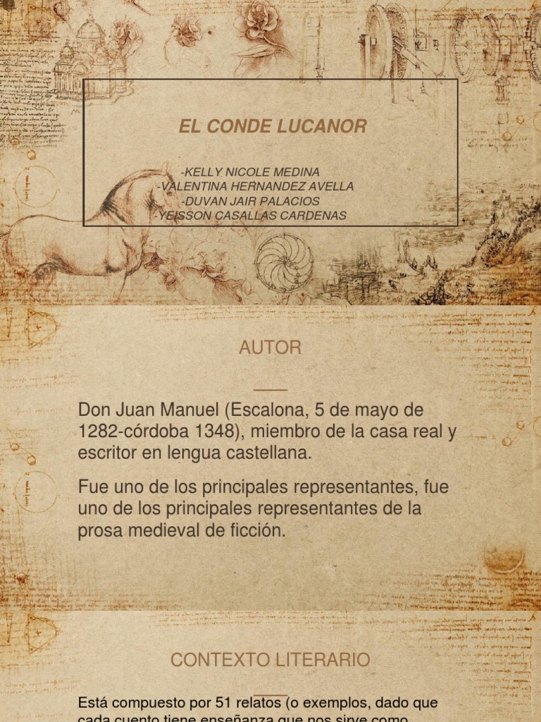 El Conde Lucanor | PDF | Edades medias | Feudalismo