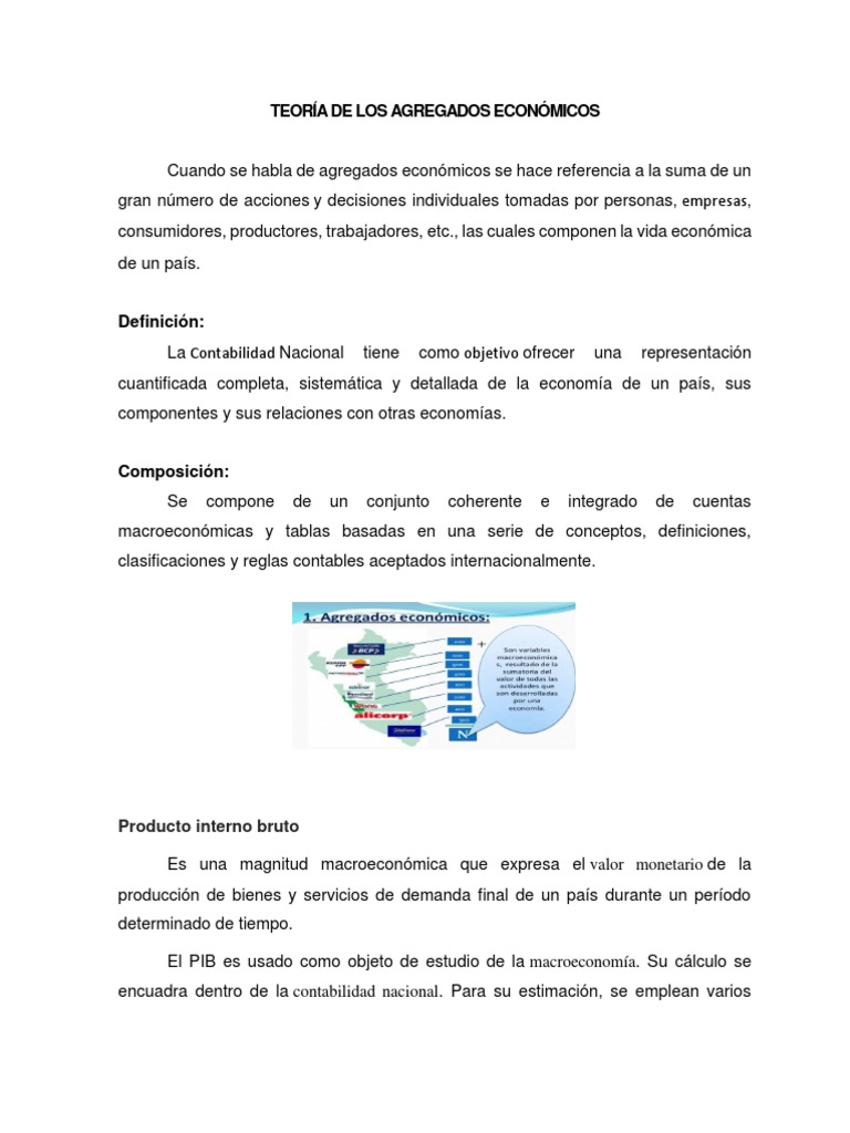 Producto Interno Neto | PDF | Medidas de ingreso y producción nacional ...