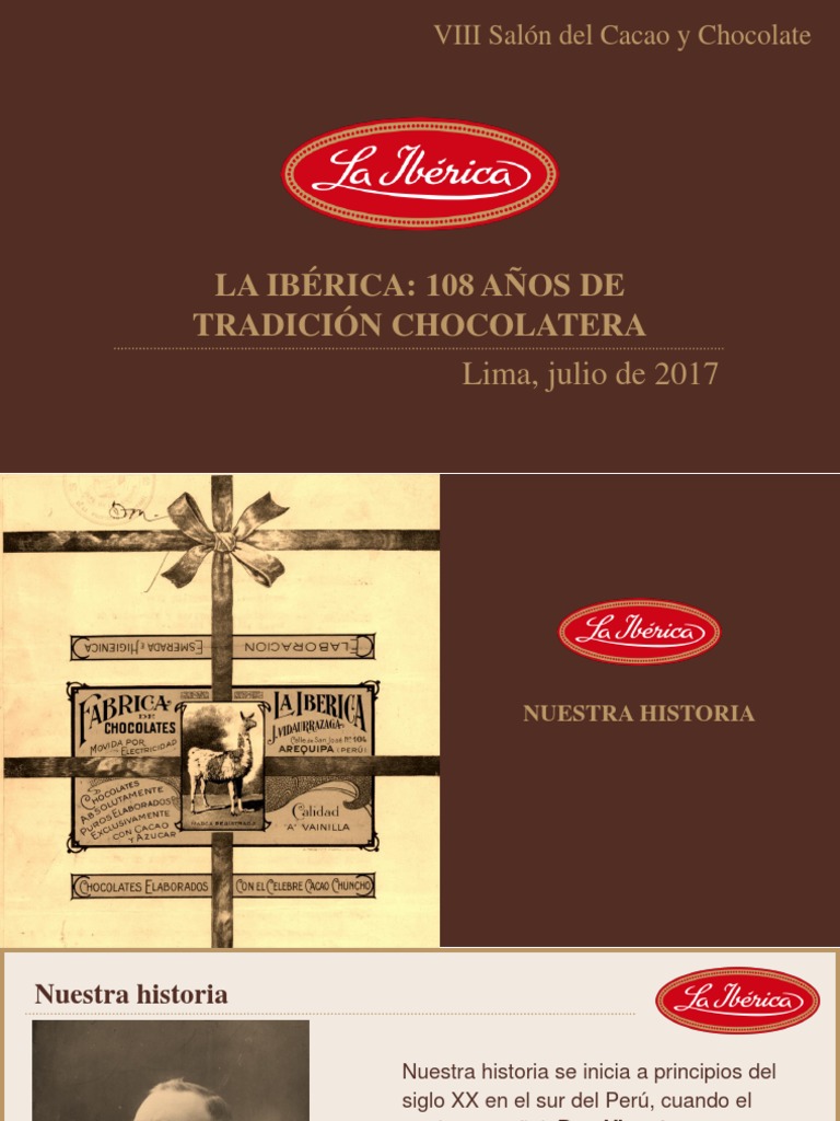 Conf25 Presentación La Ibérica | PDF | Chocolate | Perú