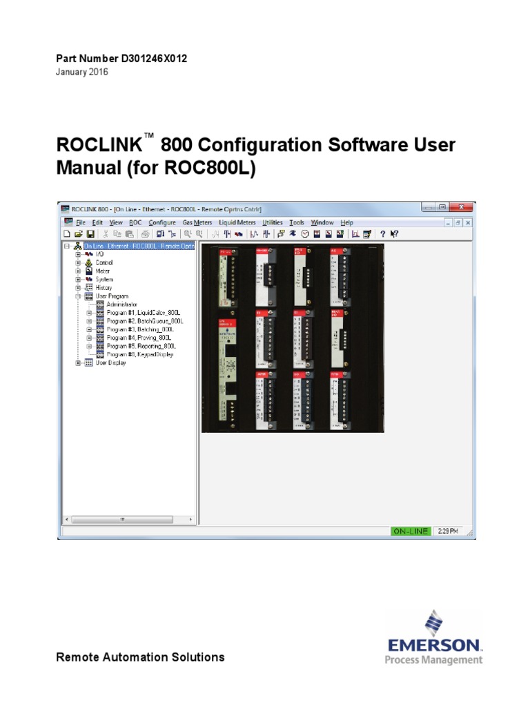 Roclink 800 Configuration Software User Manual Complete | PDF | Windows ...
