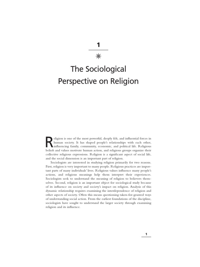 01religion PDF | PDF | Christian Denomination | Sociology