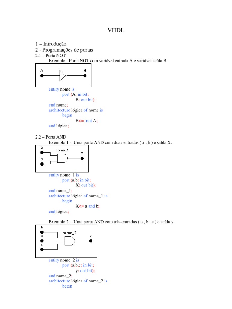 VHDL | PDF