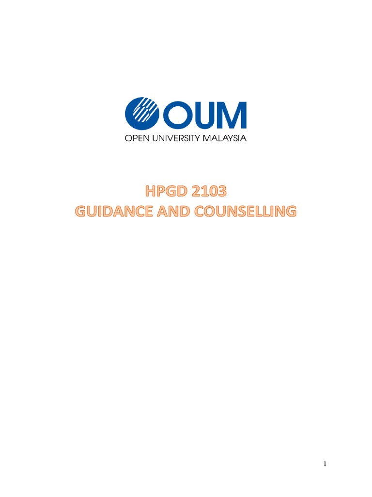 ASSIGNMENT Oum Councelling PGDT | PDF | Leadership | Education Reform