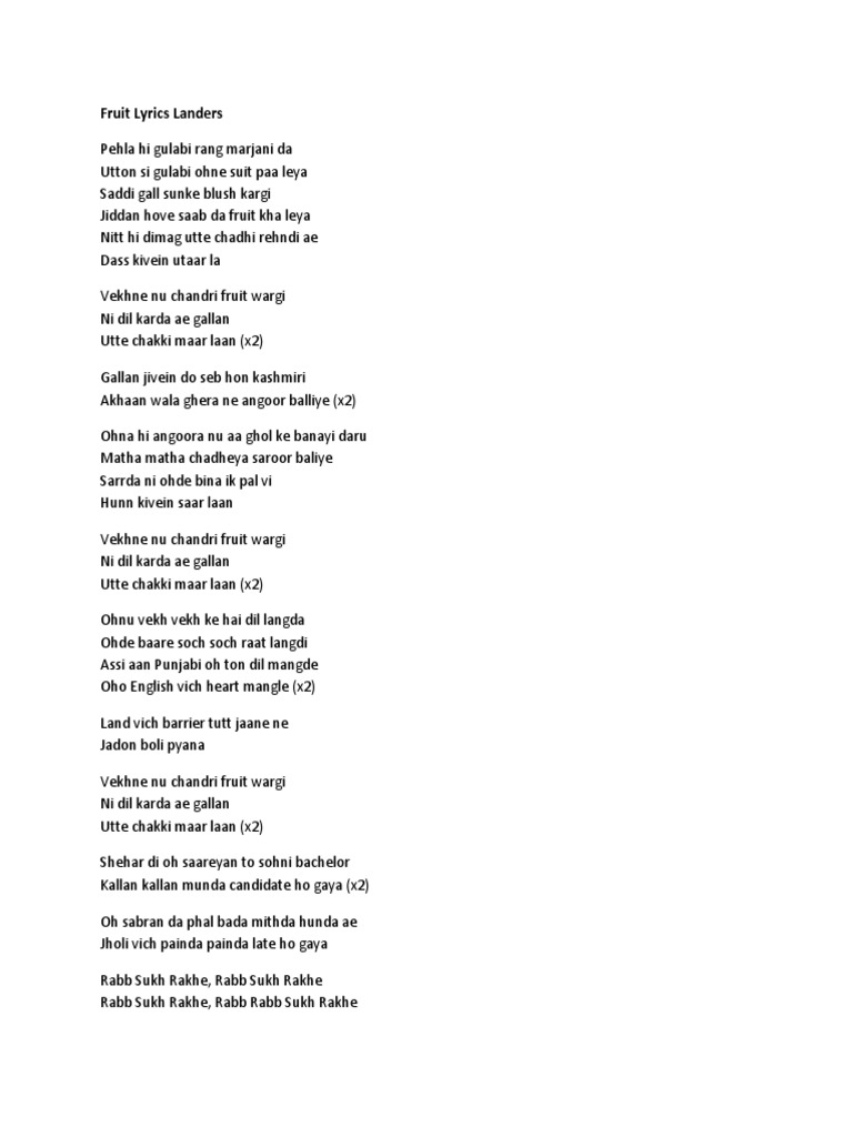 Fruit Pa Laya | PDF | Foreign Language Studies | Art