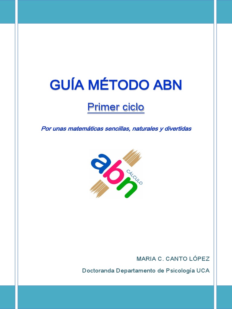 Guía del Método ABN en Matemáticas | PDF | Sustracción | Aritmética