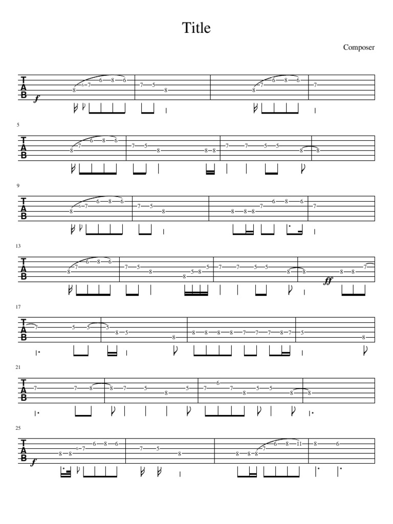Music Composition Analysis Data | PDF