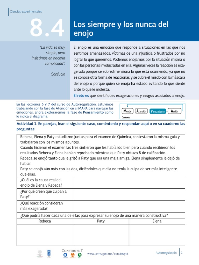 Manejo del Enojo y Autorregulación | PDF | Ira