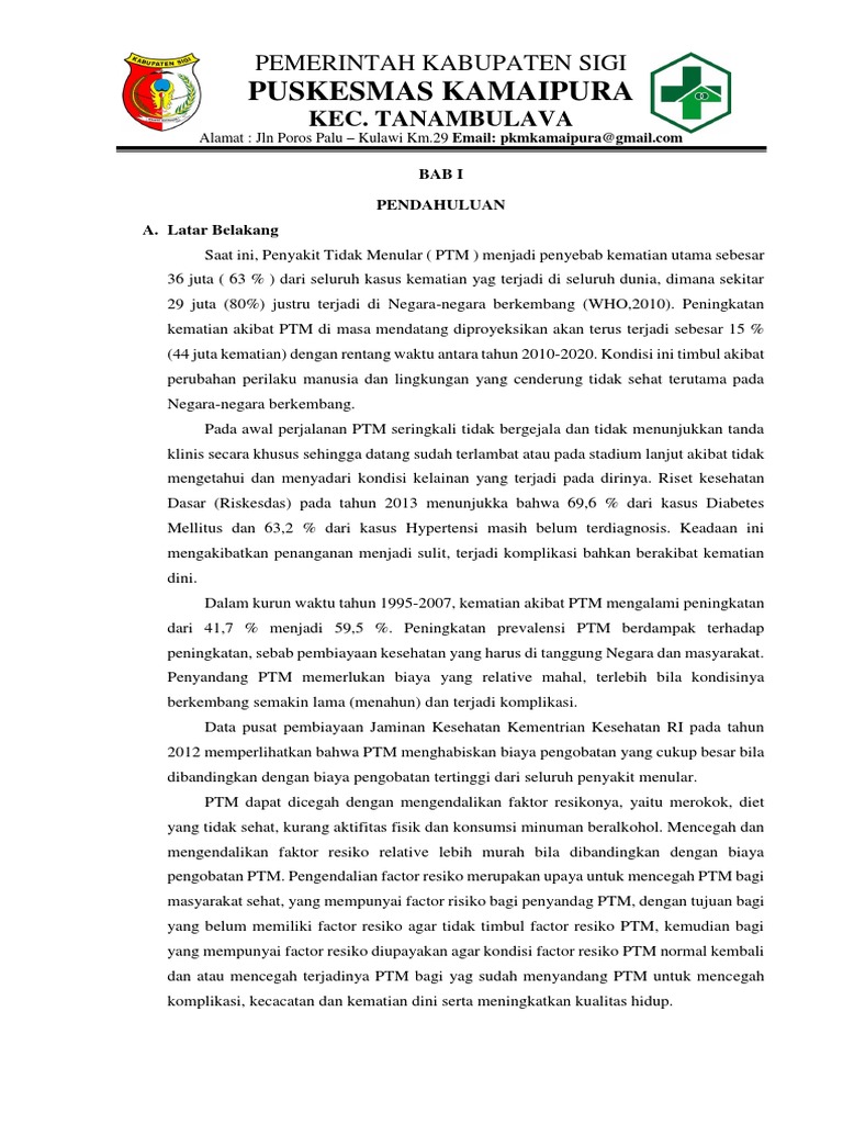 Program PTM | PDF | Pengembangan Diri