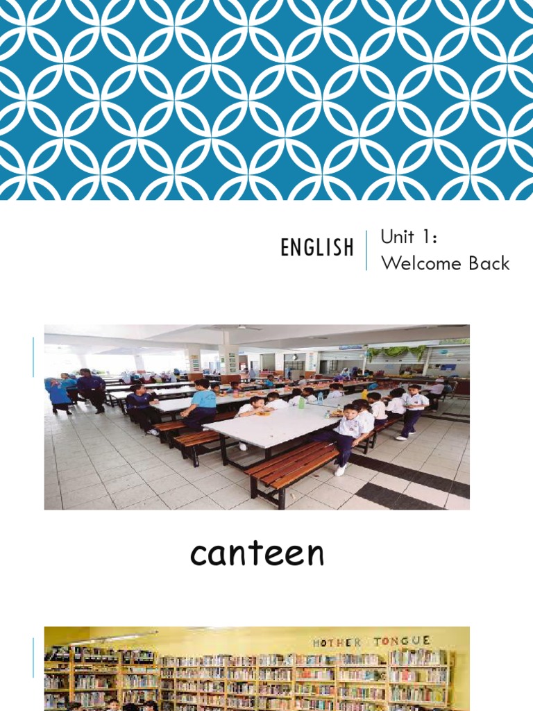 English: Unit 1: Welcome Back | PDF