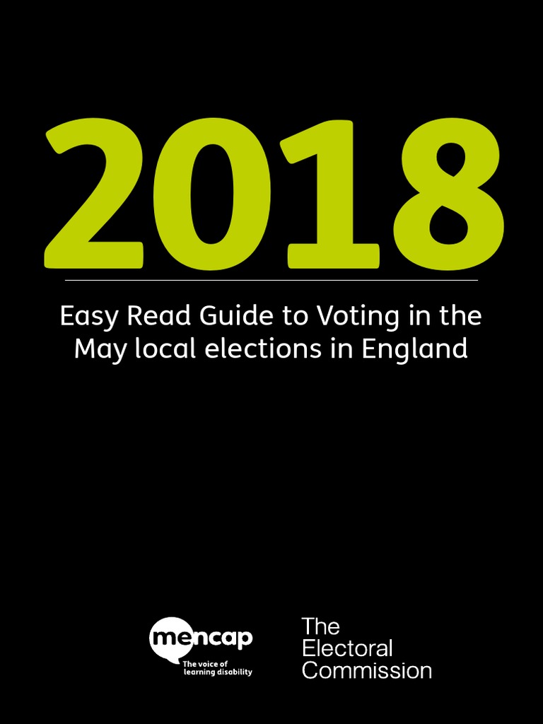 Easy Read Guide To Voting at 2018 Elections | PDF | Postal Voting ...