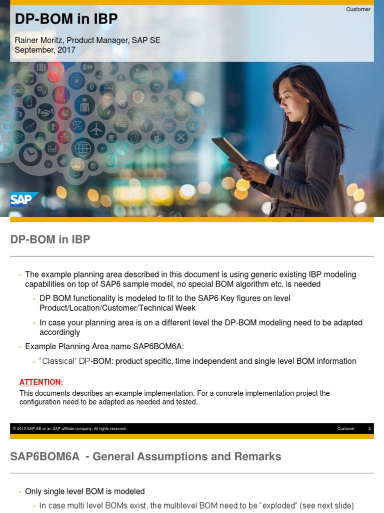 DP BOM Modeling Example | PDF | Sap Se | Areas Of Computer Science