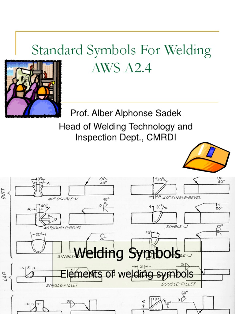 Standard Symbols For Welding AWS A2.4: Prof. Alber Alphonse Sadek Head ...