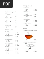 LKG English Question Paper | PDF