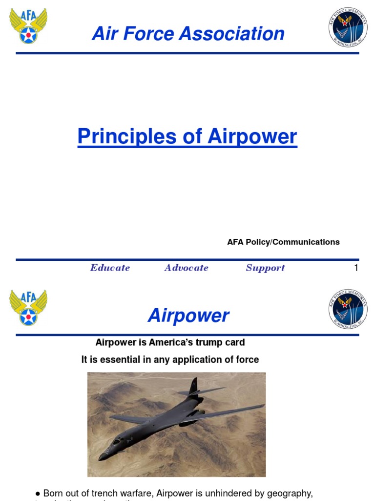 Principles of Airpower | Airpower | Military Tactics