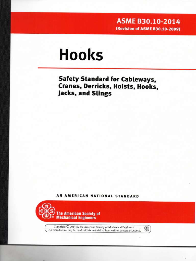 ASME-B30-10-Ganchos | Crane (Machine) | Patent