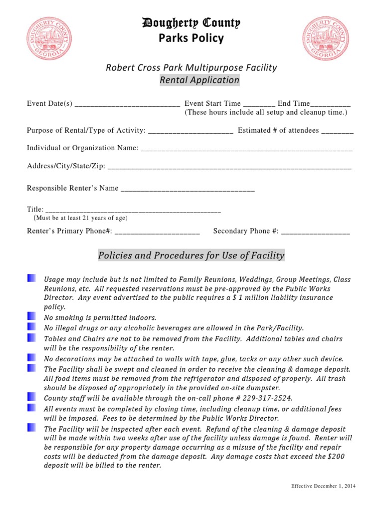 RCP Multipurpose Facility Application PDF | PDF | Workweek And Weekend ...