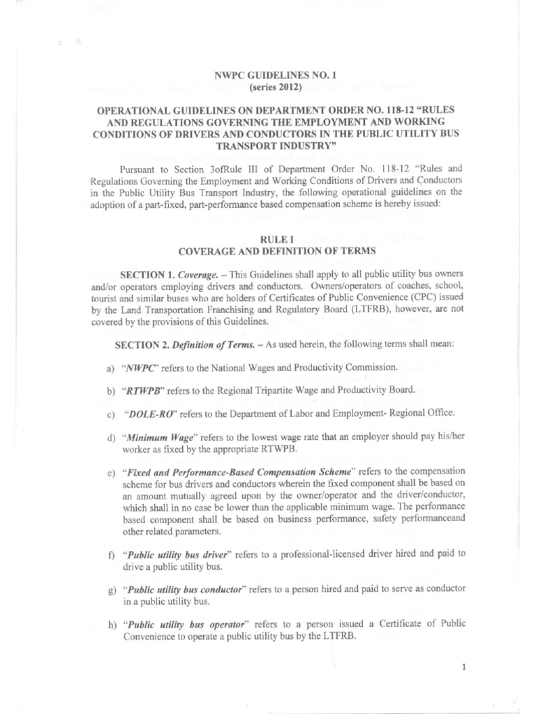 DO 118-12 Guidelines PDF | PDF