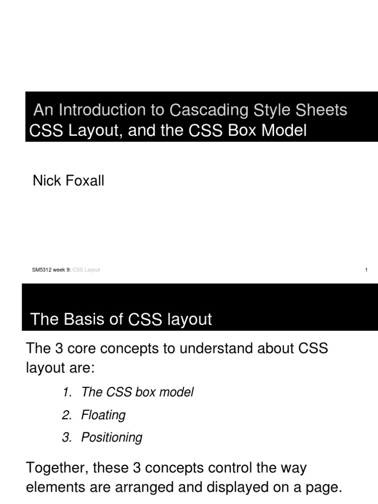 Css Layout | Download Free PDF | Cascading Style Sheets | Page Layout