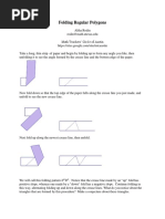Mathematical Methods in Origami | PDF | Geometry | Origami