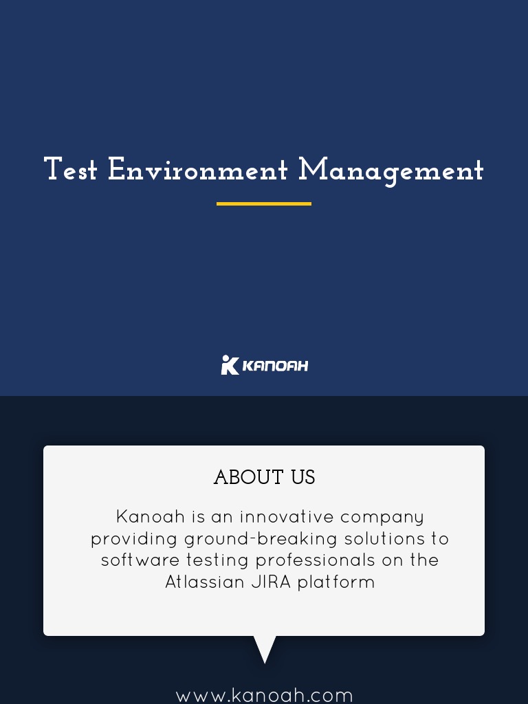 Test Environment Management | PDF | Virtualization | Software Testing