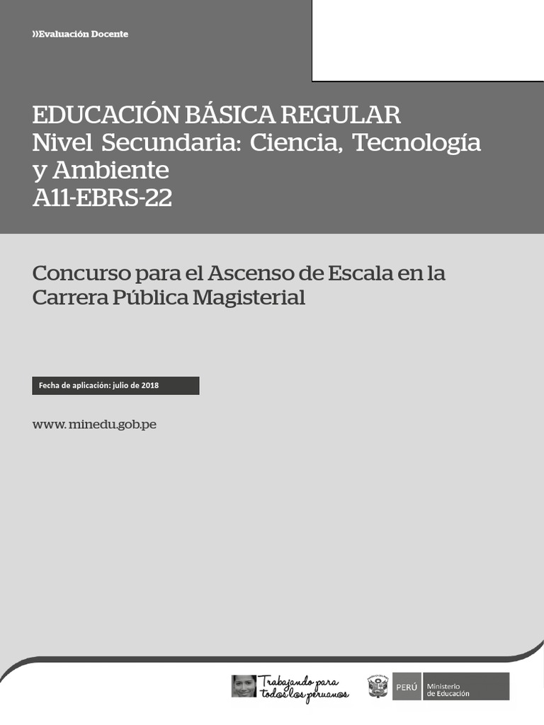 A11-Ebrs-22 Ciencia, Tecnologia y Ambiente - Version 2 | PDF | Lípido | Membrana celular