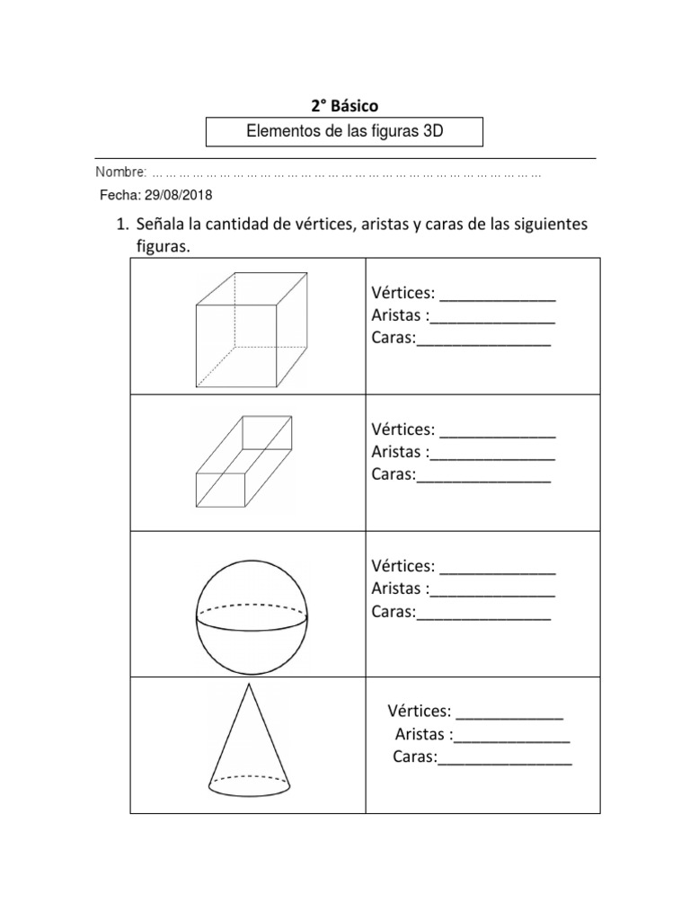 Guia Figuras 3d 29 de Agosto | PDF