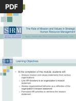 HR Mission and Vision Statements | PDF | Human Resources | Employment