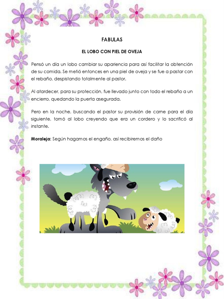 Fabulas: El Lobo Con Piel De Oveja | Burro | Oveja