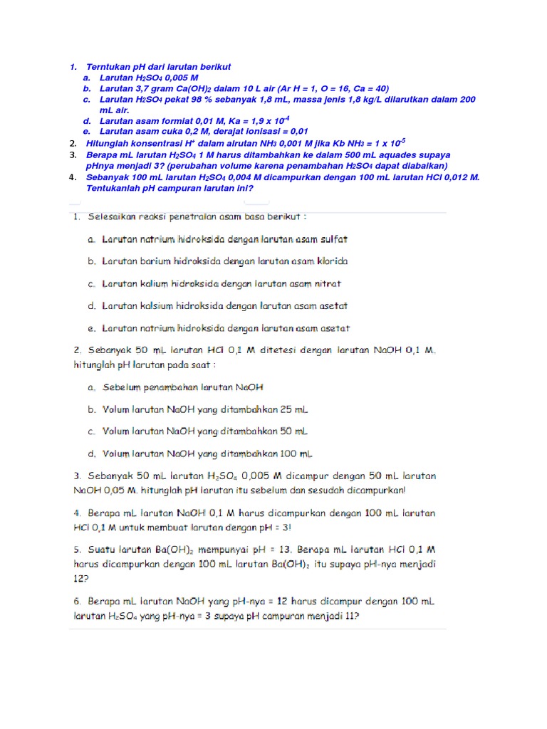 PH Dan Titrasi | PDF