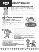 EDACS for Cerebral Palsy Classification | PDF | Cerebral Palsy | Health Care