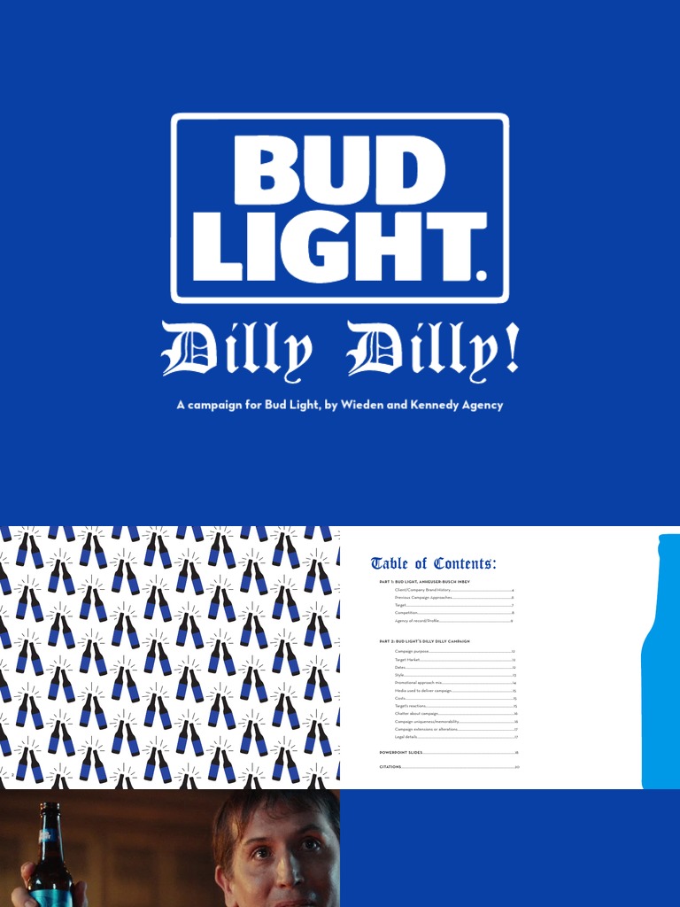 Dilly Dilly Full Book | PDF | Anheuser Busch | Anheuser Busch Brands